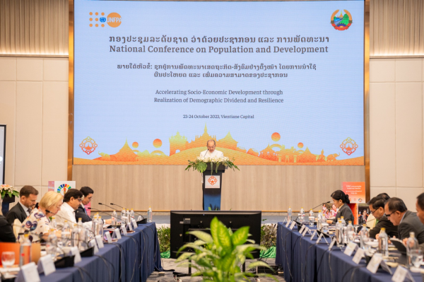 First-ever multi-sectoral pledge on population and development in Laos